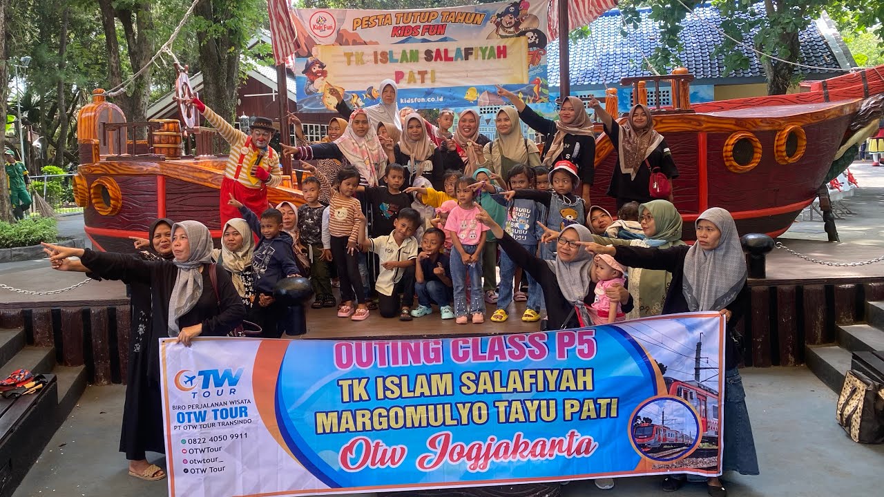 Outing Class TK Islam Salafiyah Margomulyo Tayu OTW Naik Kereta dan ...