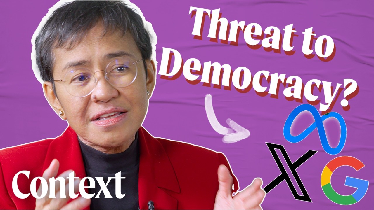 Q&A: Maria Ressa says regulate big tech like big pharma - YouTube
