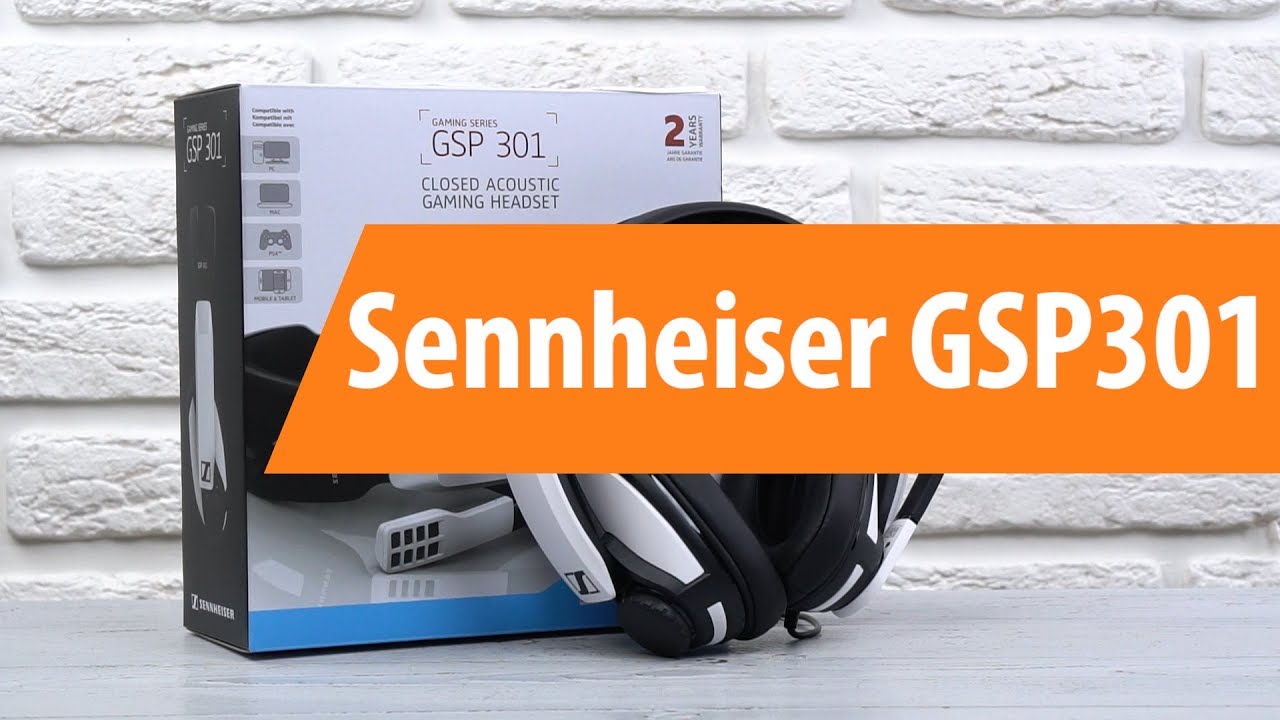 Распаковка наушников Sennheiser Gsp301 Unboxing Sennheiser Gsp301 Youtube