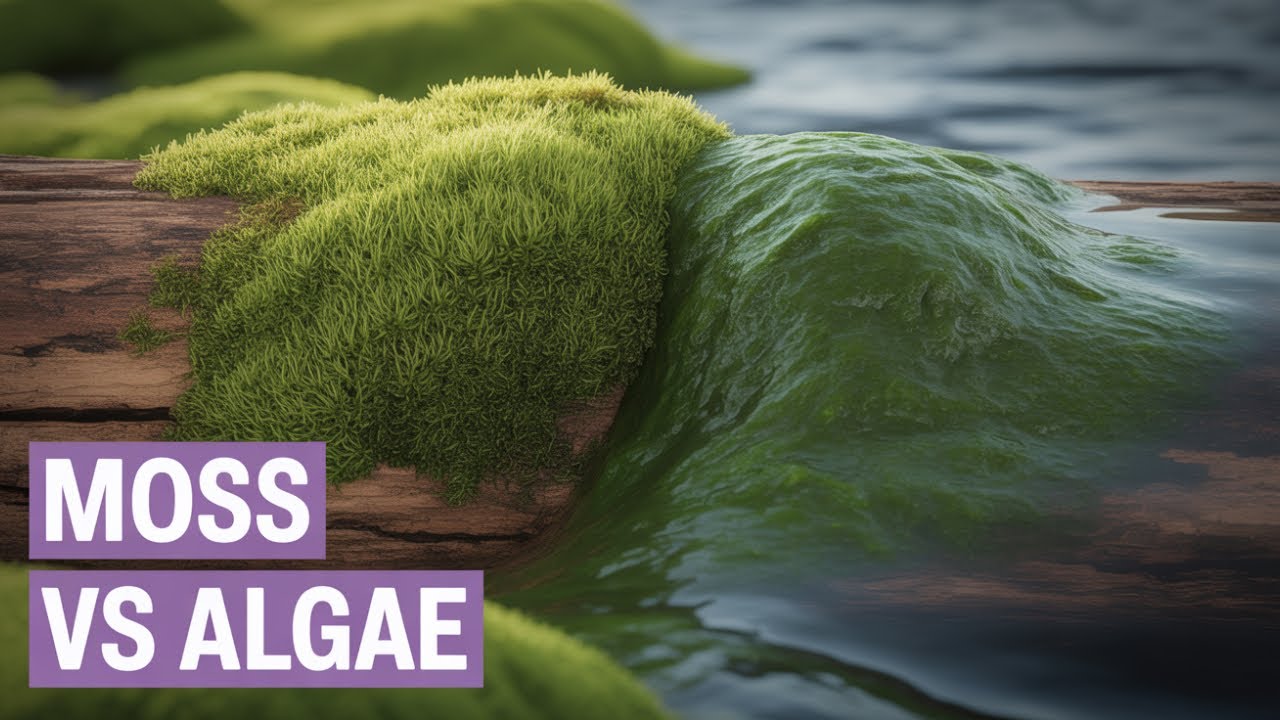 Moss vs Algae: What's the Real Difference? 🌿🌊 | Biology Explained ...