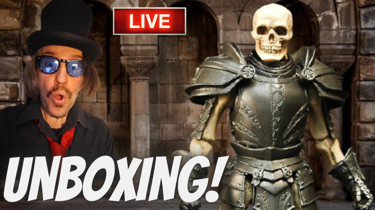 Mythic Legions Skeleton Legion Builder All Stars Unboxing LIVE!! - YouTube
