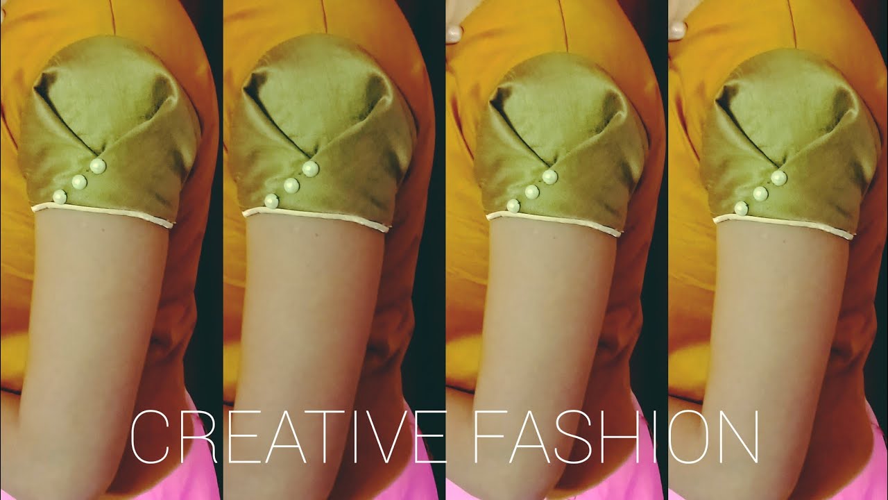 Beautiful Origami Sleeves design,Very easy.हिंदी। - YouTube