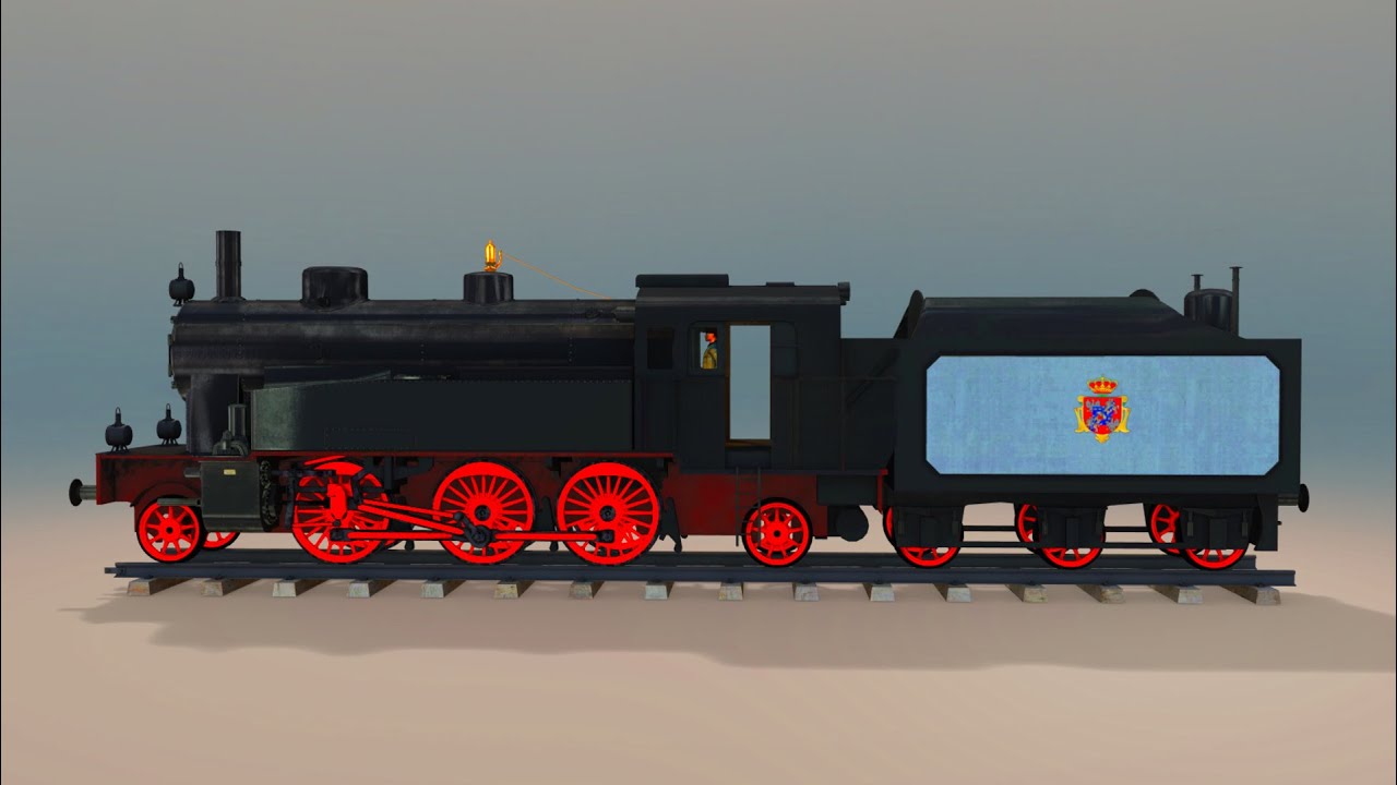 BR Standard Class 3 2-6-2T steam locomotive 3D - YouTube
