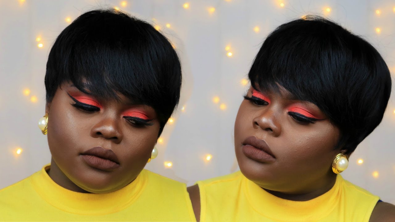 EASY NEON ORANGE SUMMER MAKEUP TUTORIAL|| COLLAB WITH VANNY MAKEUP ...