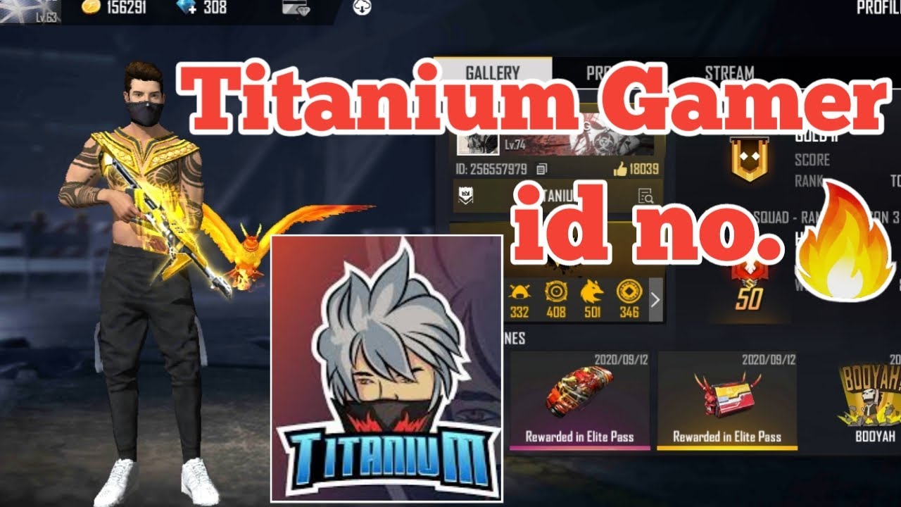 Titanium Gamer id number | Yogesh king uid | Titanium Gamer id free ...