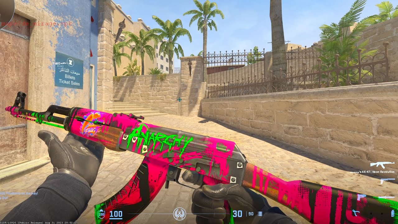 this NEON Skin looks good in CS2🔥🔥- Inspecting AK 47 Neon Revolution in ...