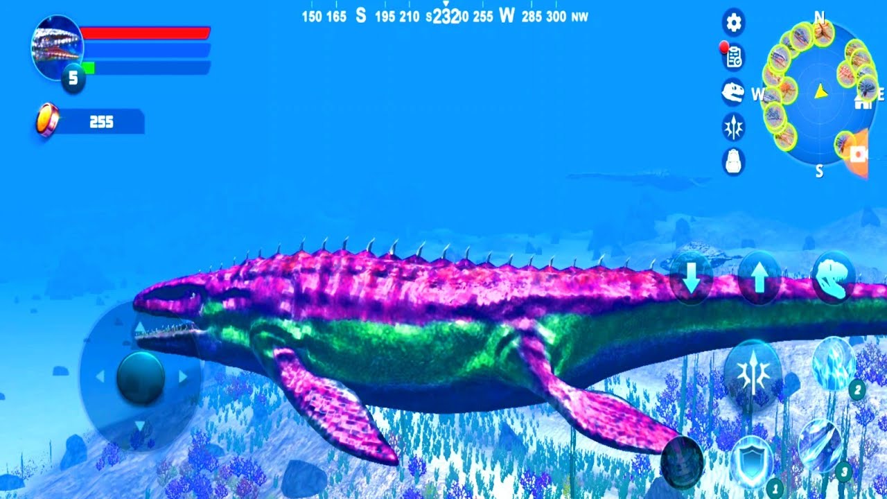 Mosasaurus Simulator - Android Gameplay #1 - Dinosaur Simulator - YouTube
