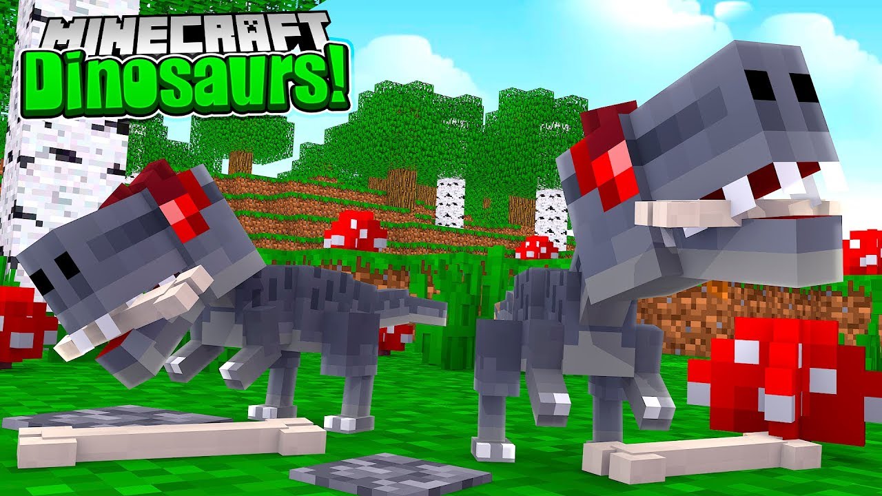 VELOCIRAPTORS ESCAPE..AGAIN!! - Minecraft Dinosaurs w/ Little Lizard ...