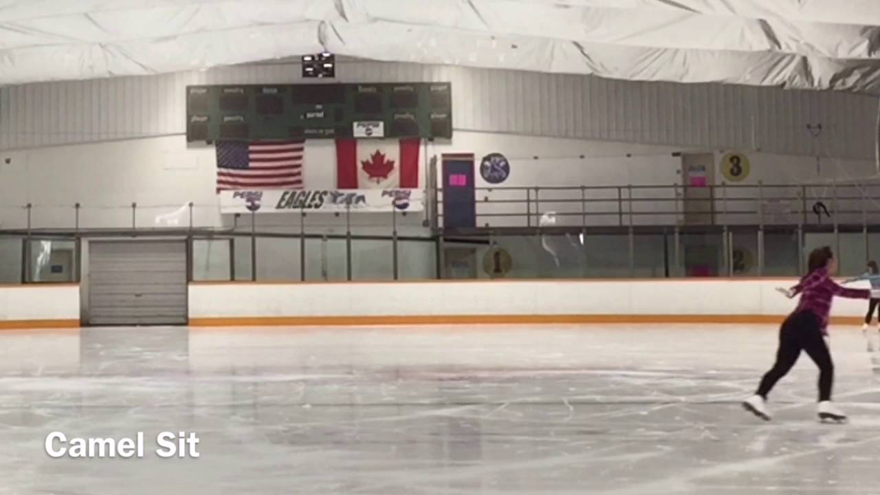 Adult Figure Skating. A little freestyle practice - YouTube