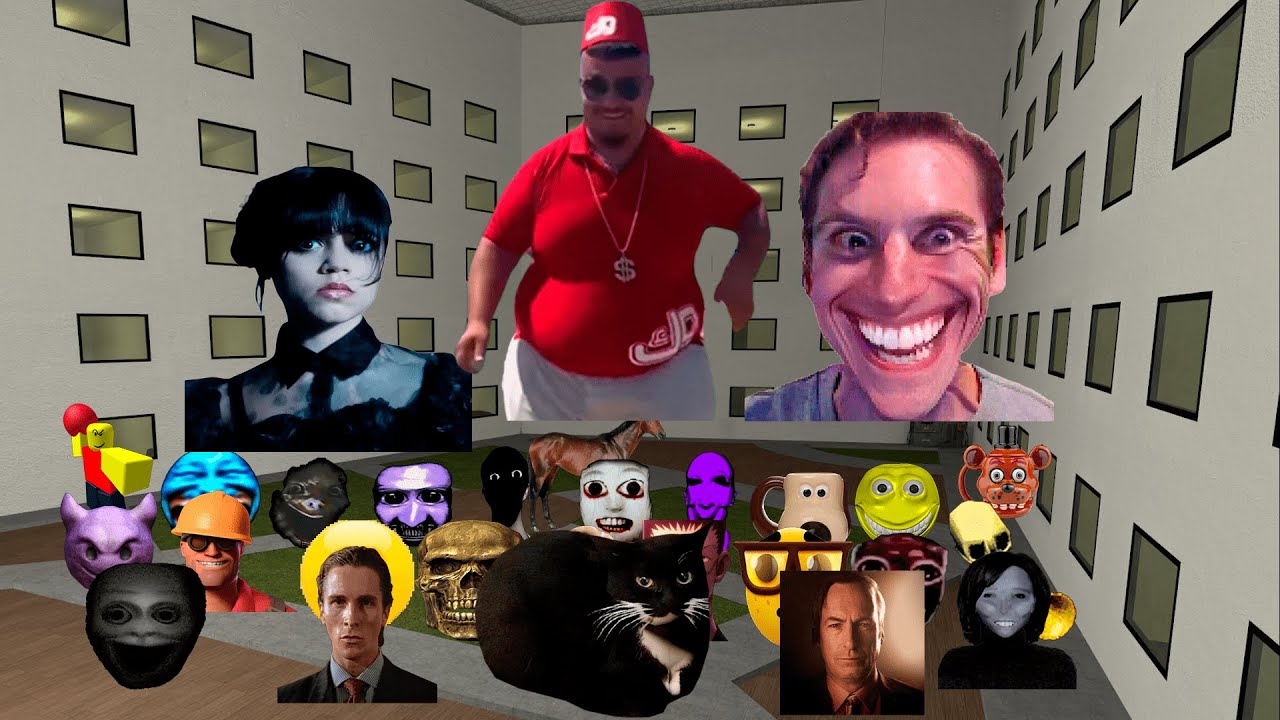 Skibidi Bop yes yes yes, Wednesday, Maxwell Cat, Nicos Nextbots and ...