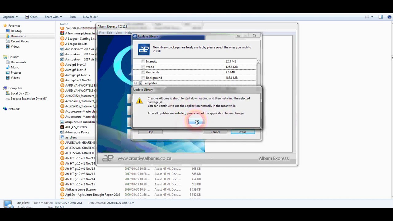 How to install Creative Albums software - YouTube