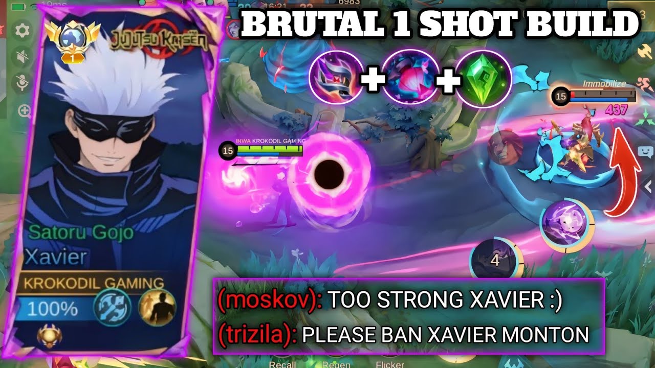 WTF DAMAGE!!😱XAVIER NEW BEST 1 HIT BUILD 2024!! THIS BRUTAL INSANE ...