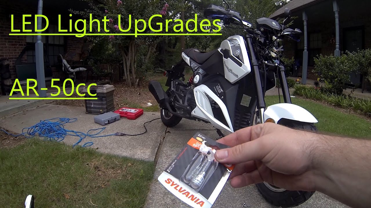 AR-50cc LED light upgrades Ep. 78 - YouTube