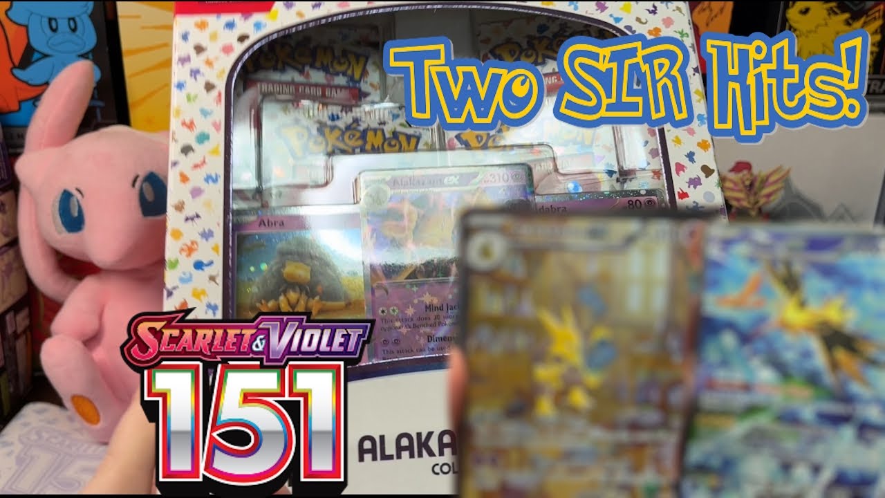 Pokemon TCG S&V Loaded! Alakazam and Zapdos Box Opening - TWO SIR Hits ...