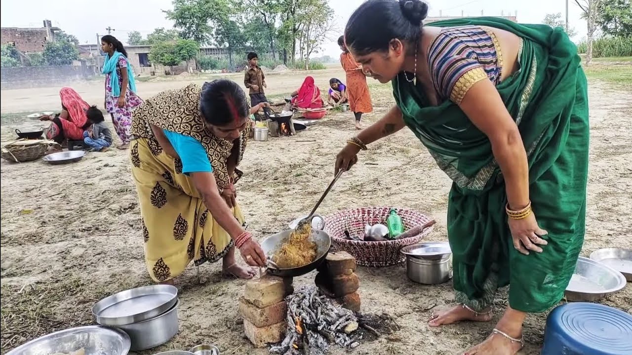 Outdoor cooking In Village Life India || Indian Lifestyle Video ...