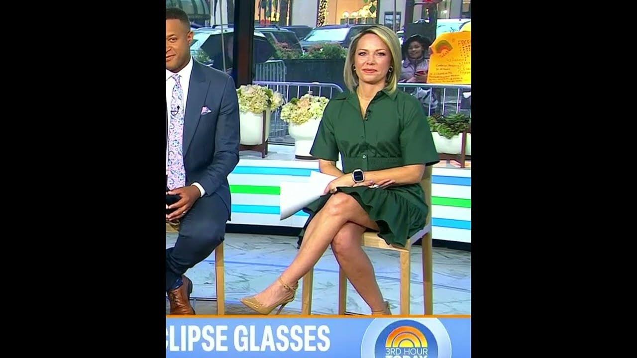 Dylan Dreyer Smoking Hot Legs in Freen on NBC Today Show! - YouTube