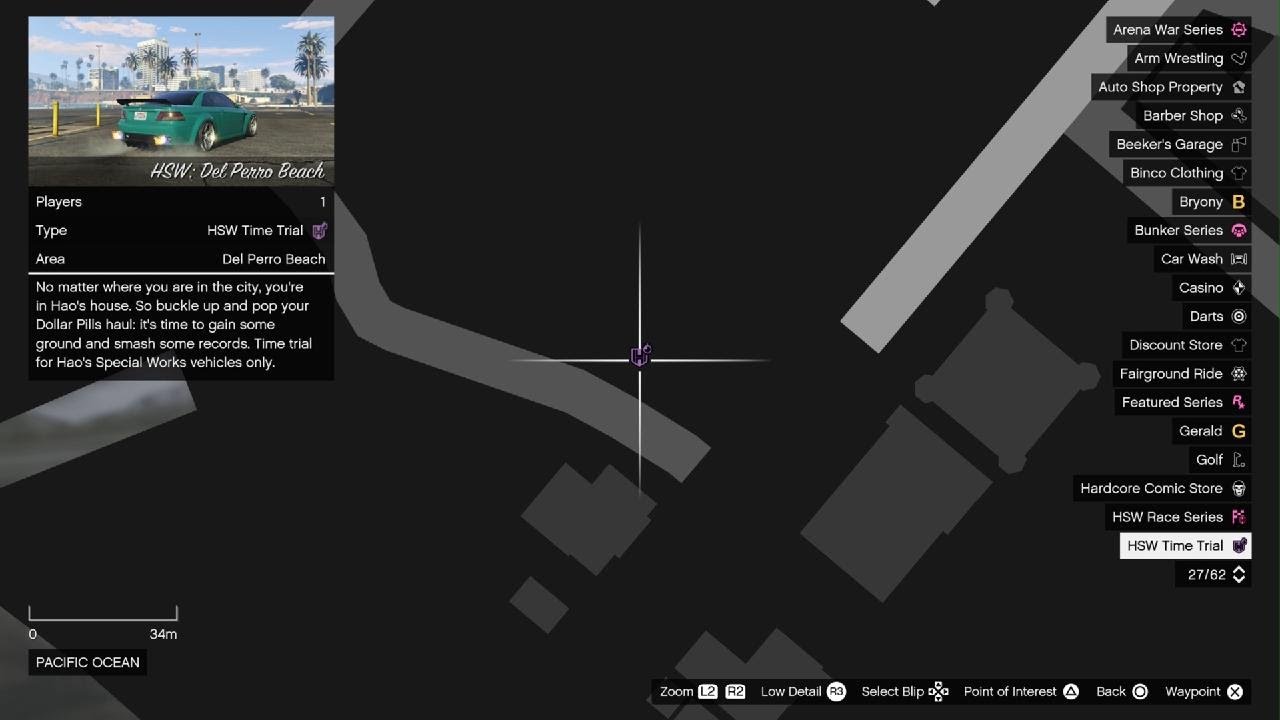 Hao's Special Works HSW Time Trial Location GTA Online PS5 Grand Theft ...