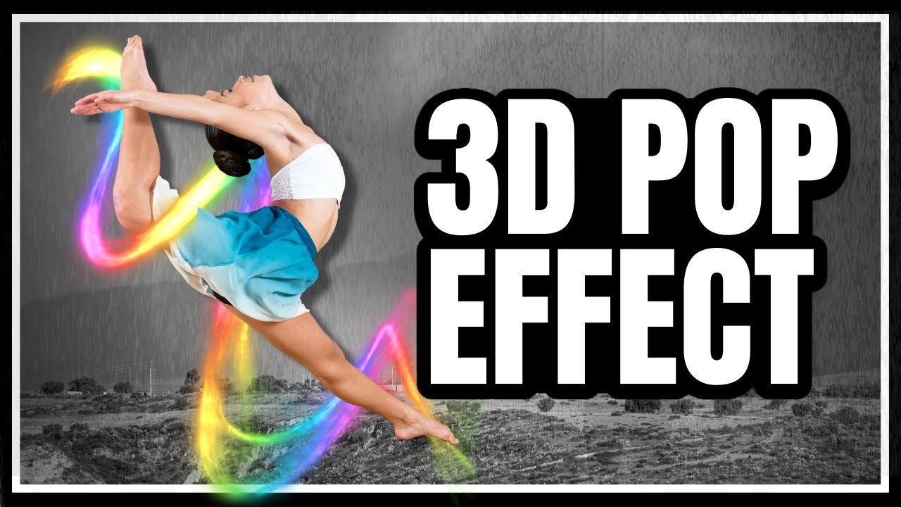 Design a 3D Rainbow Effect with Canva | Ballerina & Rainbow Swirl - YouTube
