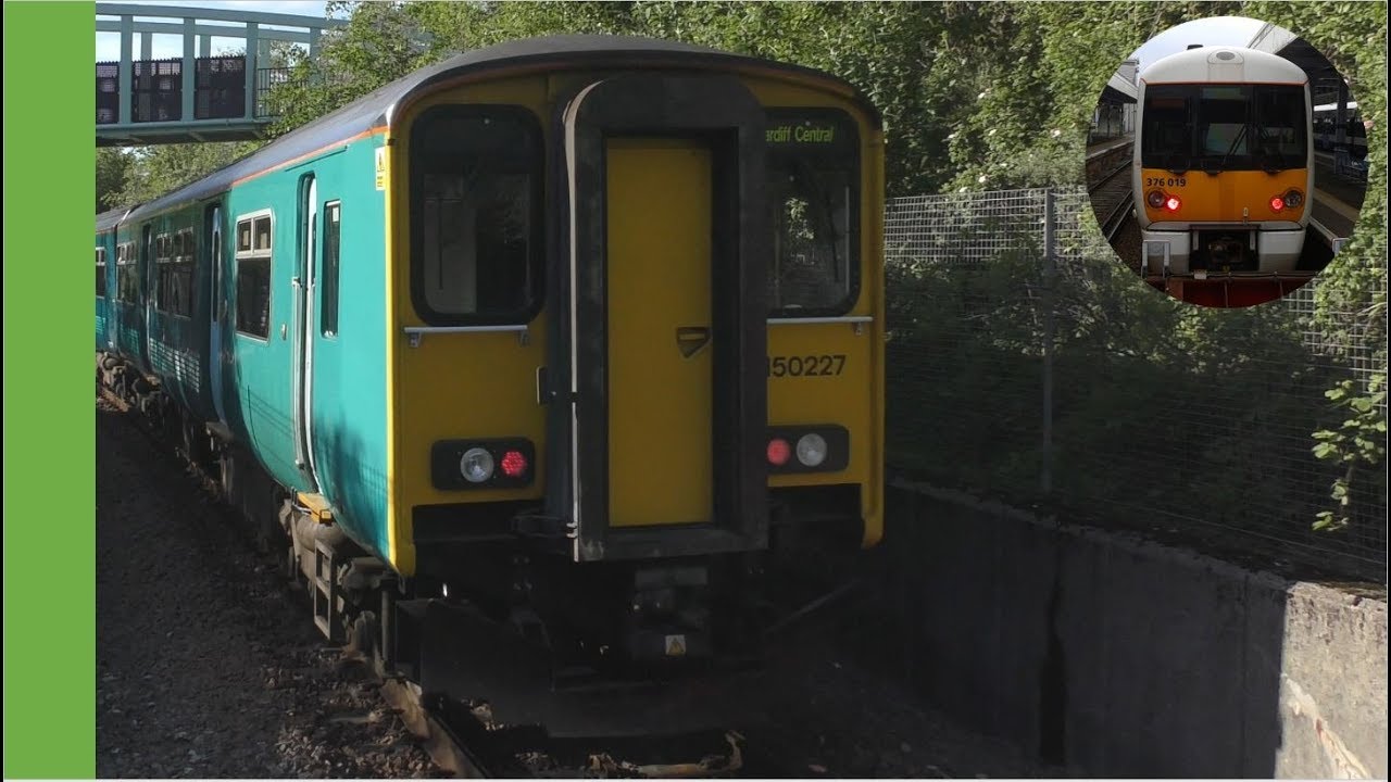 TfW Class 153/150 at Ebbw Vale Parkway - YouTube