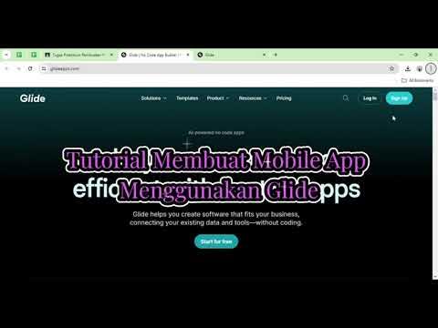 Tutorial Membuat Mobile App dengan Glide - YouTube