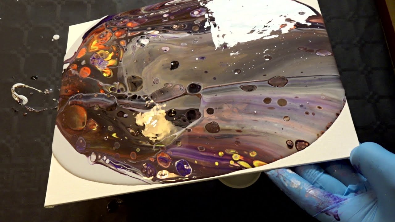 Flip Cup | Acrylic Pouring | Dirty Dutch Pour | Fluid Arts Swipe ...