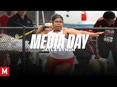 Maryland Spring Sport Media Day | Track & Field's Jayla Bynum - YouTube