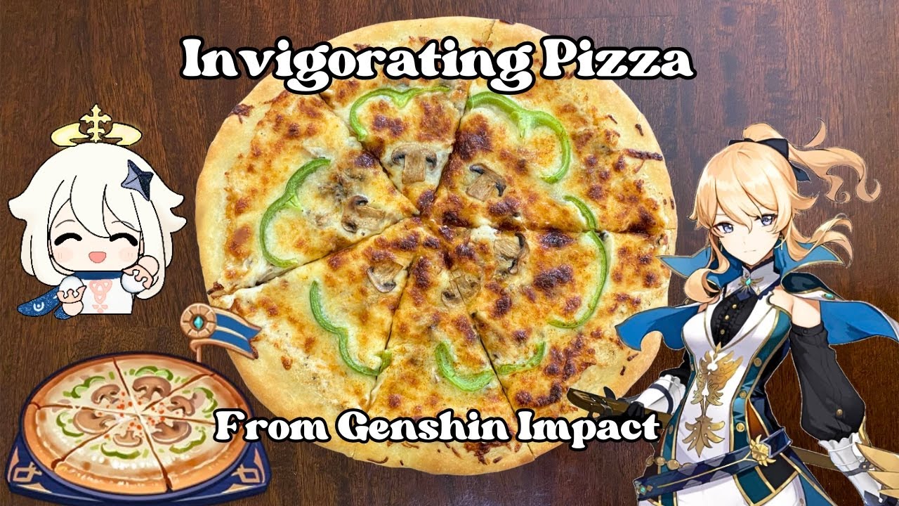 Invigorating Pizza from Genshin Impact | Video Game Food IRL - YouTube