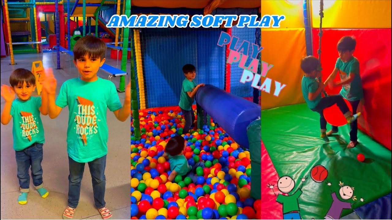Visit To A Cool Soft Play | Kids Play Time - YouTube