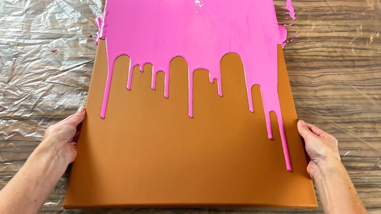 Ice Cream Painting Tutorial┃How To Paint Ice Cream┃Fluid Acrylic ...