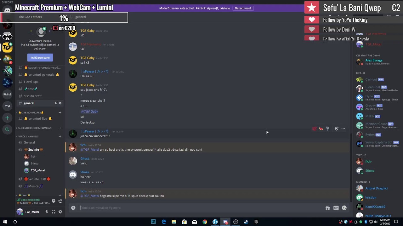 🔴Live| Minecraft Romania | Breasla TGF #164🔴 - YouTube