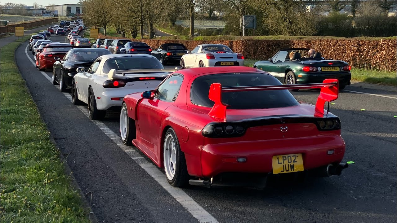 MODIFIED JDM CARS LEAVING JAPFEST 2022 - (Part 1) Evos, Skylines, JZX ...