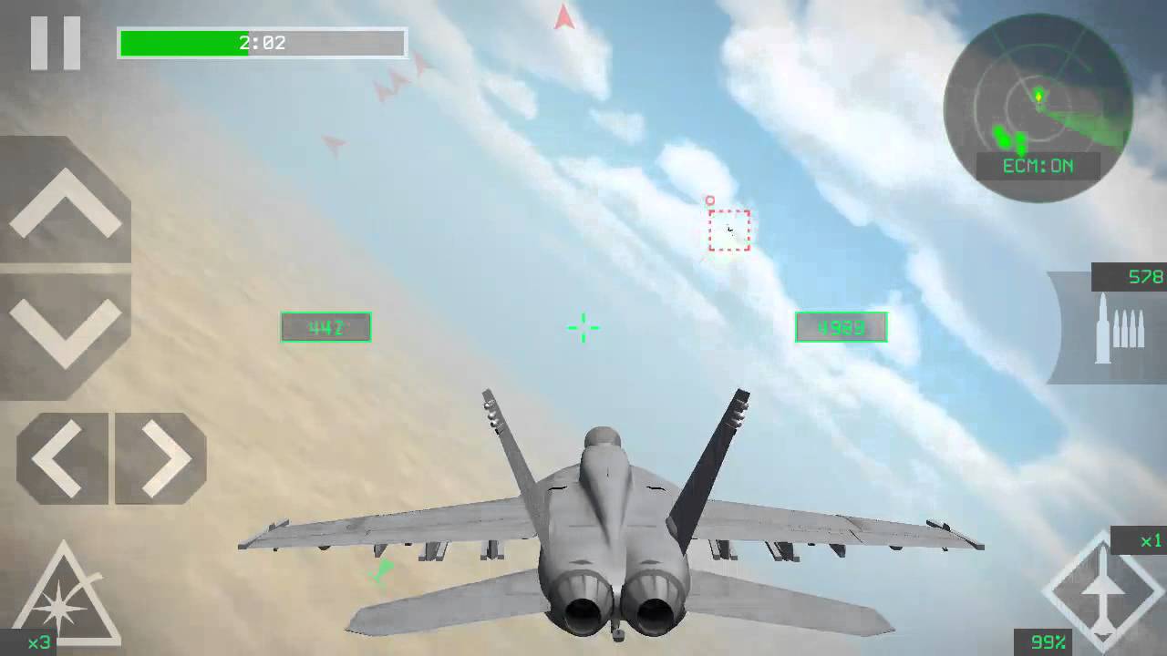 Strike fighter f-18 Android - YouTube