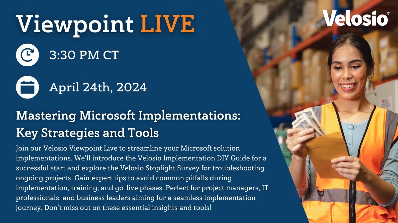 Viewpoint LIVE: Mastering Microsoft Implementations with Key Strategies ...