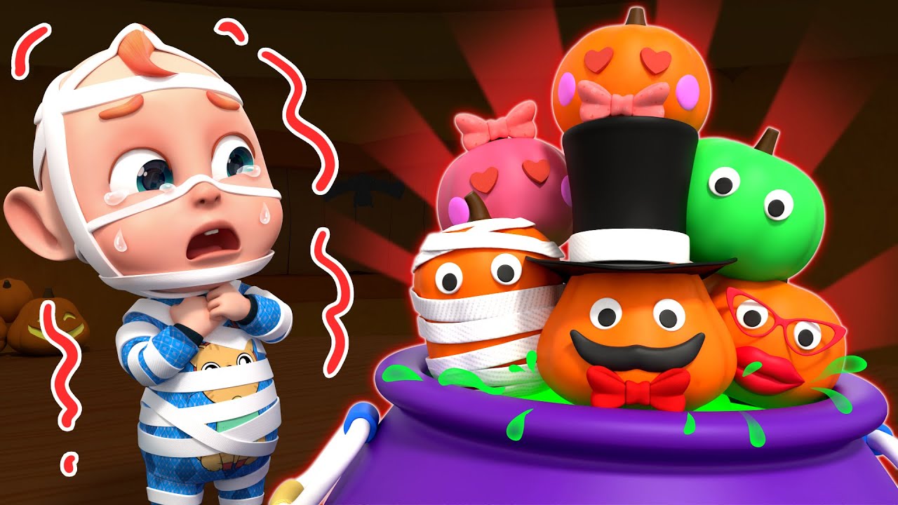 Halloween Pumpkin Song - Halloween Song + Learn Color Song | Nursery ...
