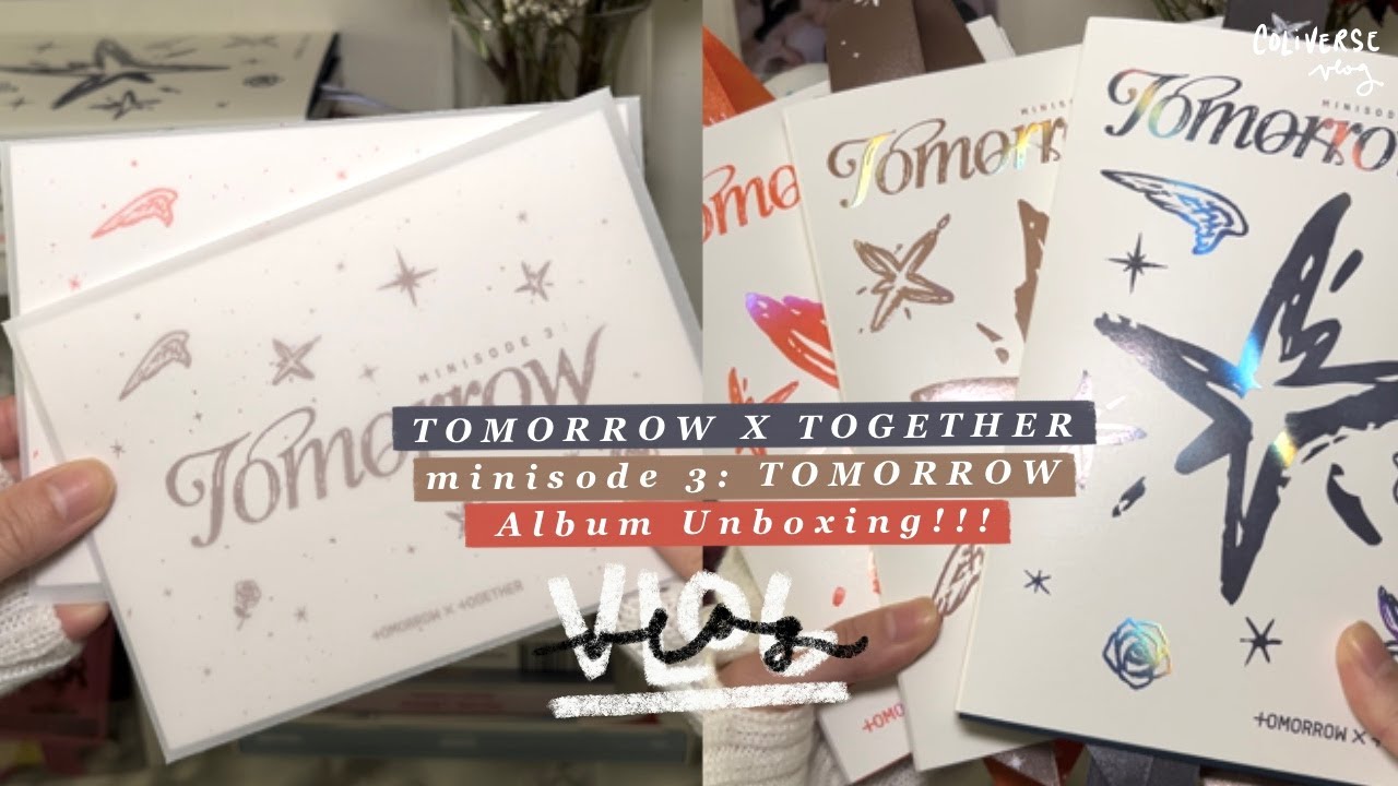 TXT (투모로우바이투게더) - minisode 3: TOMORROW ALBUM UNBOXING!!! - YouTube