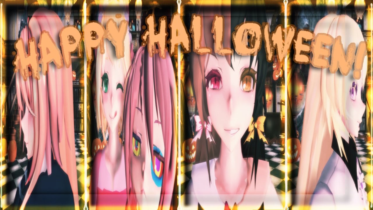 【MMD】Happy Halloween!【Pocket Mirror】 - YouTube