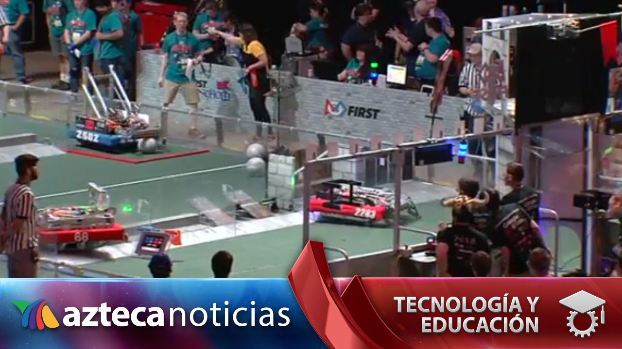 7 equipos mexicanos participan en la First Robotics Competition - YouTube
