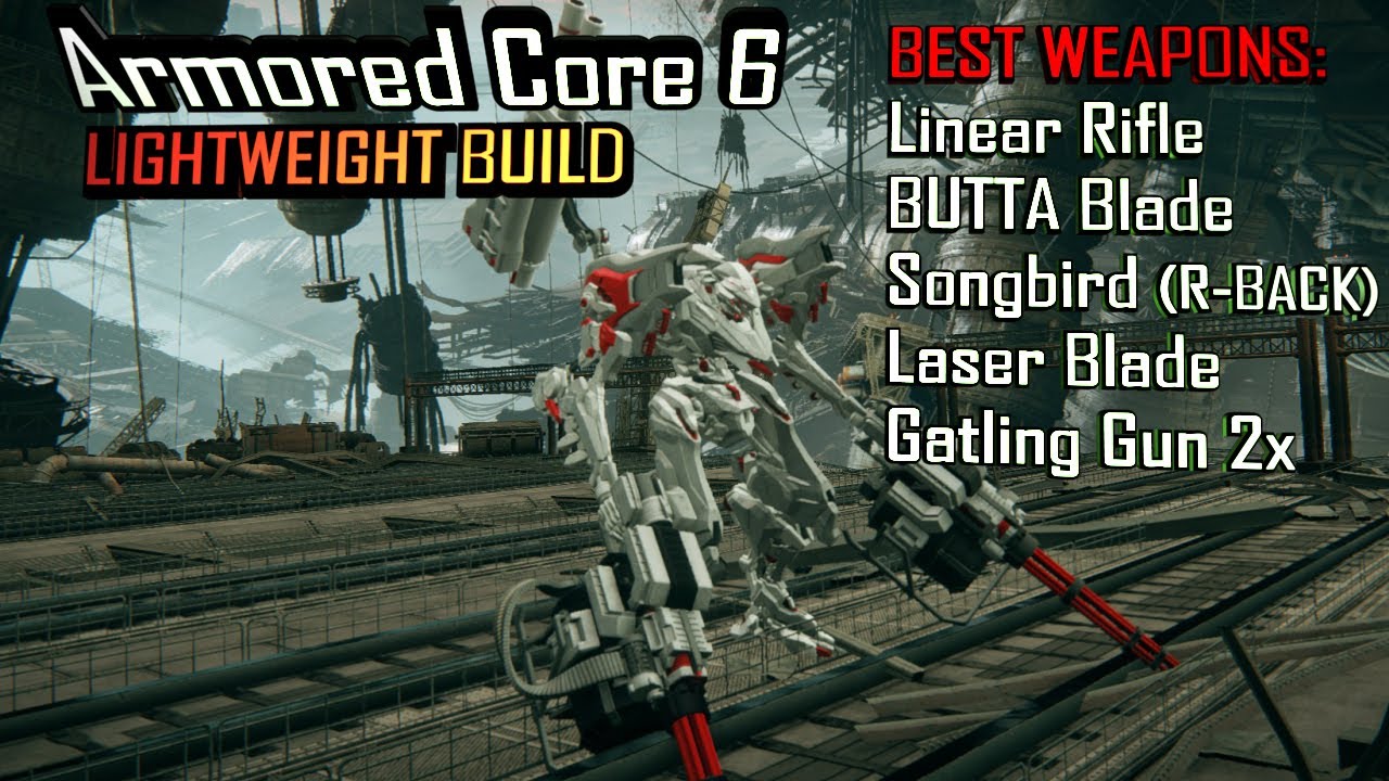 Armored Core 6 Lightweight Build - YouTube
