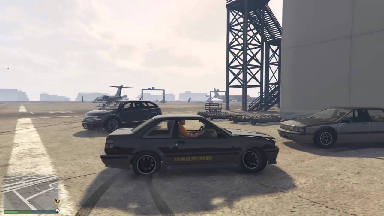 Grand Theft Auto V testing cars - YouTube