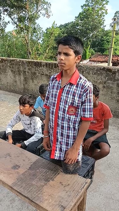 😄😁😆Dhoni sir Ko banaya gadha anganbadi ke bacche #funny #comedy #shorts #training #viral - YouTube