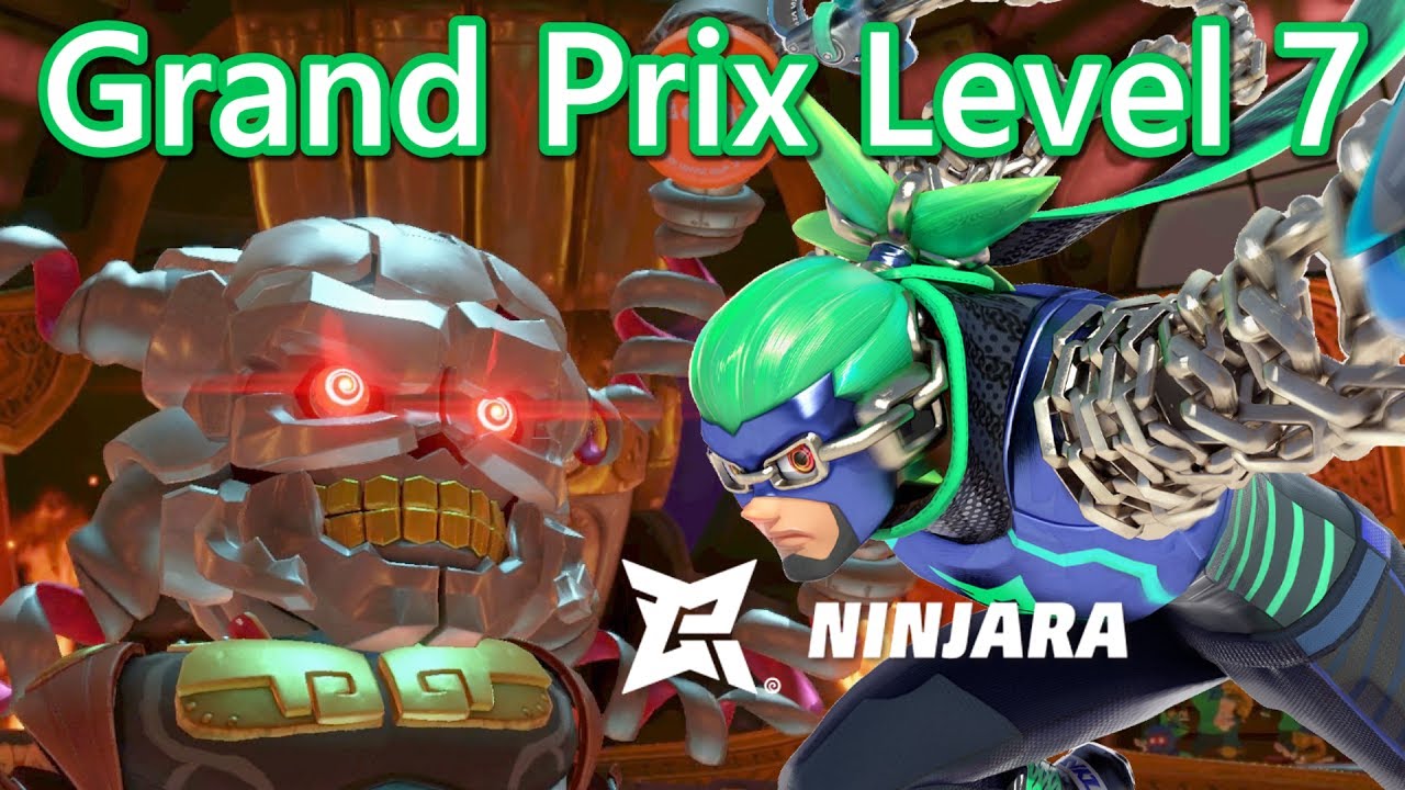 ARMS Grand Prix Level 7: Ninjara Default Arms (Max Brass & Hedlok ...