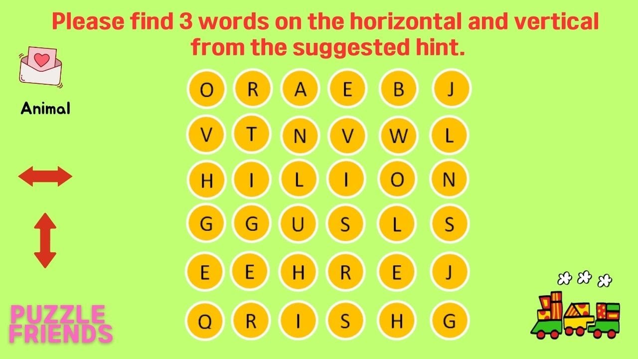Word puzzle for brain training, Improving Concentration - YouTube