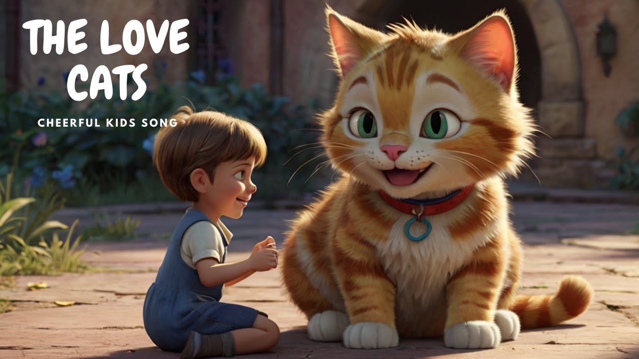 "The Love Cats Kids Song - Fun and Cute Cat Adventures | Sing Along ...