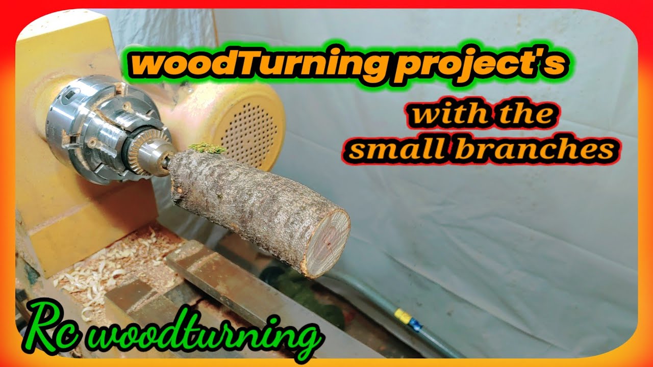 wood turning idea's for the small branches - YouTube