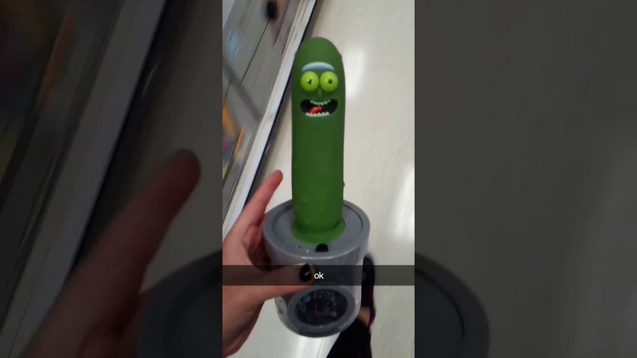 dancing pickle rick toy - YouTube