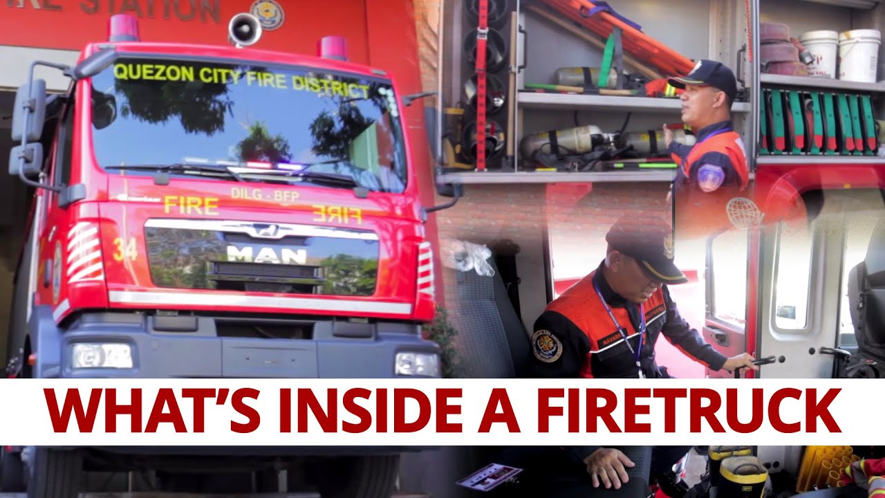 What's inside a FIRETRUCK? Here is a quick tour. - YouTube