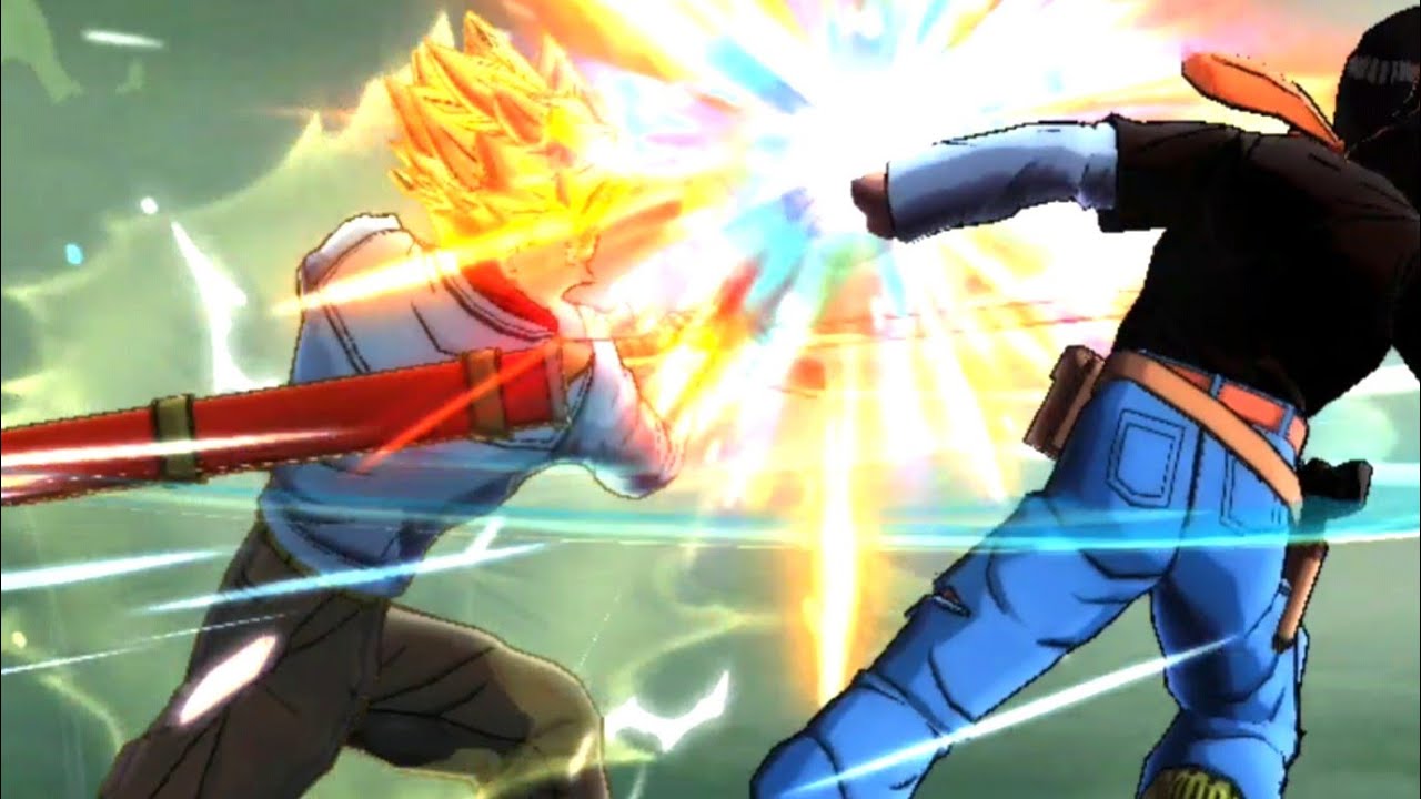 SSJ2 TRUNKS ADULT Vs ANDROID 17 Advanced Hyper Dimensional CO-OP Battle ...