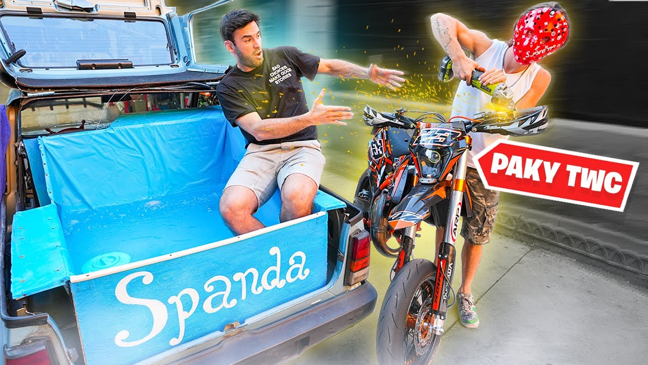 PAKY MODIFICA e SCANNA il mio KTM 125 BOMBARDATO! Idea di Mer**😅 - YouTube