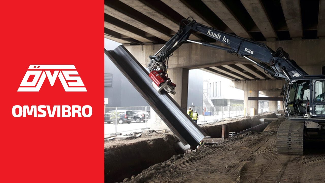 OMS Side Grip Vibratory Pile Driver in Holland | Strong Tilting and ...