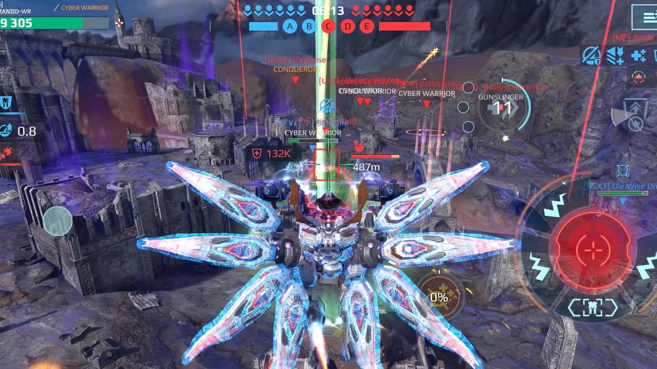 Aether New Gun | Flying the sky | War Robots Gameplay - YouTube
